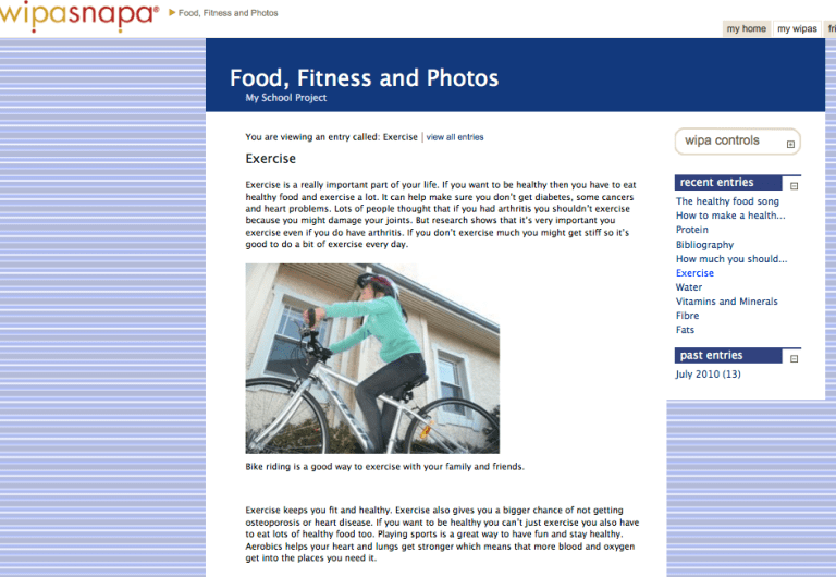 Examples of student work | creating multimodal texts